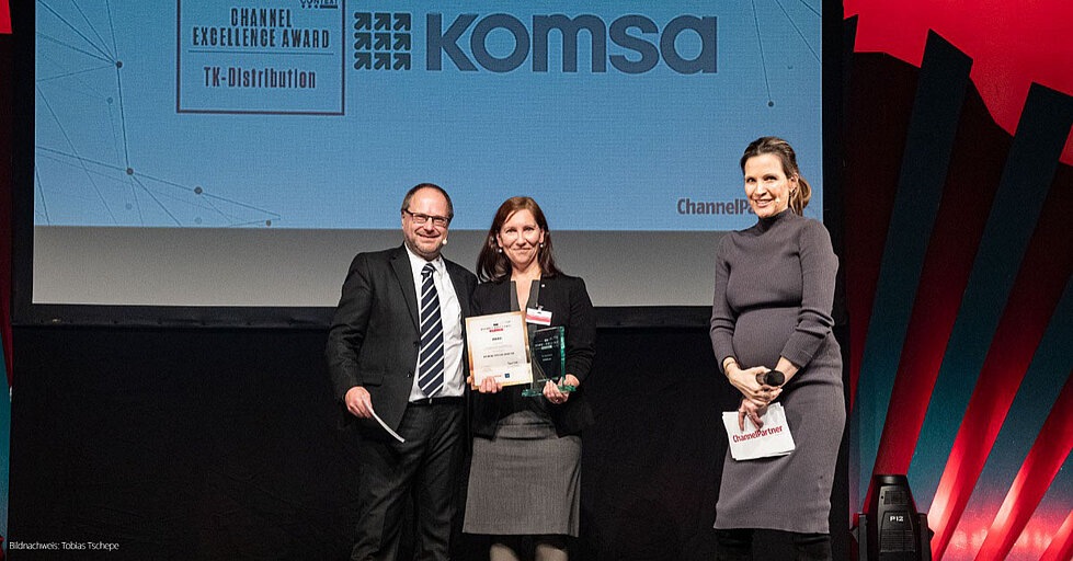 KOMSA als bester TK-Distributor ausgezeichnet | Komsa.com