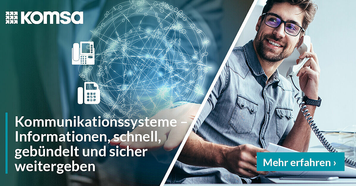 Kommunikationssysteme - KOMSA Lösungswelt | komsa.com